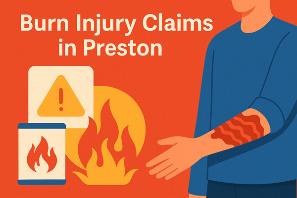 Burn Injury Claims in Preston - Workplace & Public Accidents